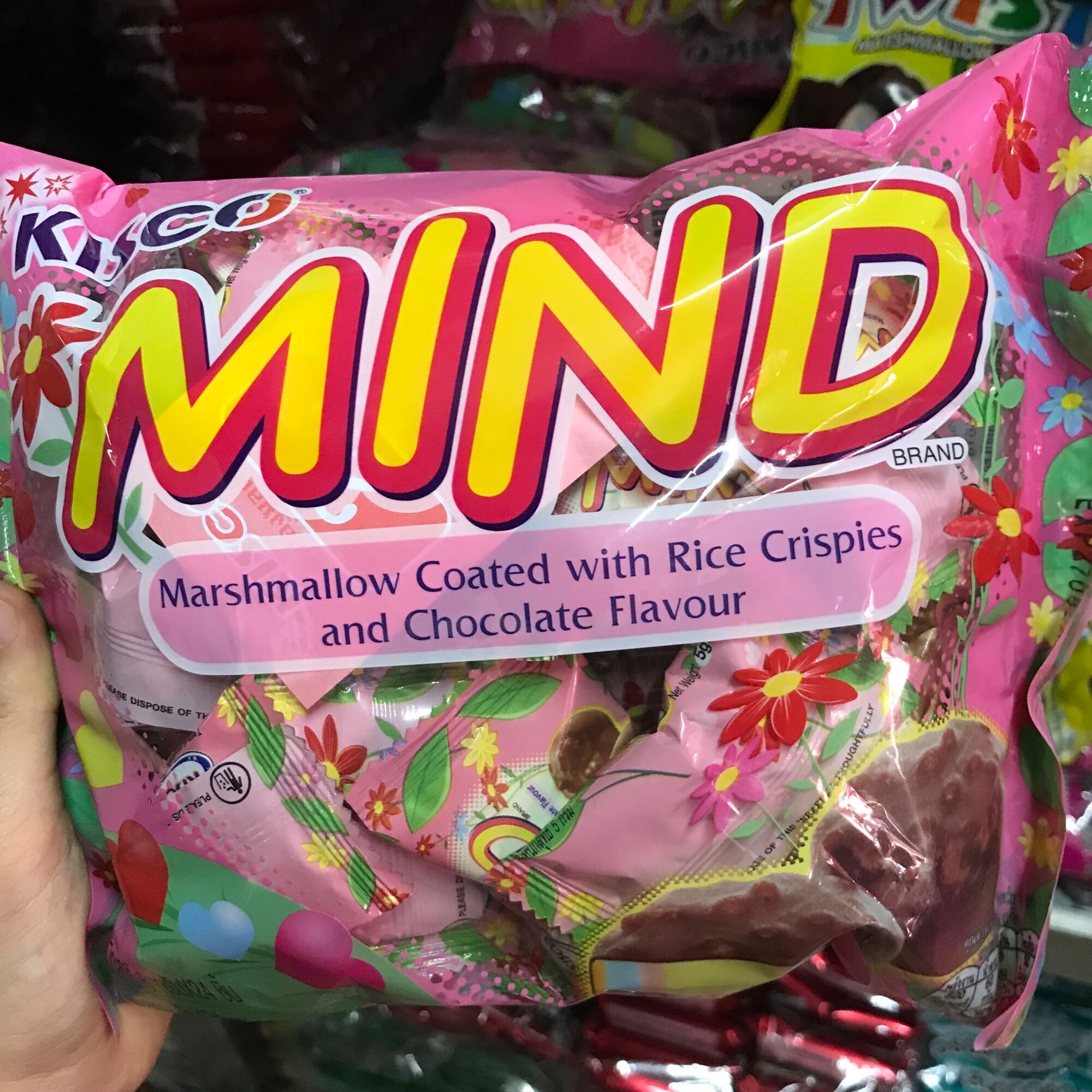 Kisco mind คิสโก้ไมด์ คิสโก้ มาร์ชแมลโลเคลือบช็อกโกแลตและข้าวพอง (แพ็ค ...