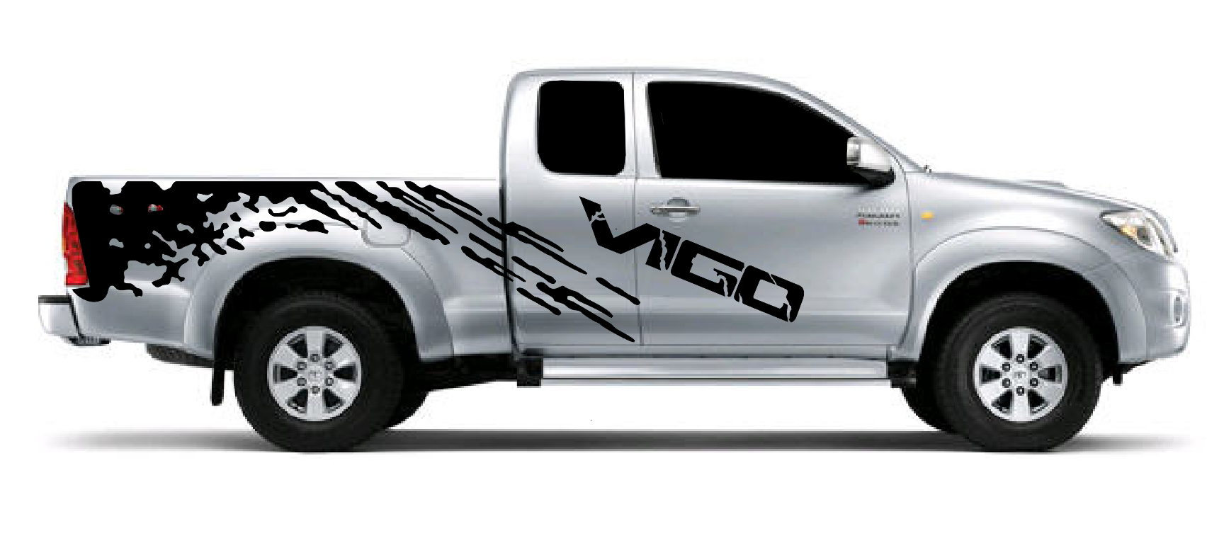 sticker Toyota vigo สติ๊กเกอร์แต่งรถวีโก้ สติ๊กเกอร์รถกระบะvigo ...