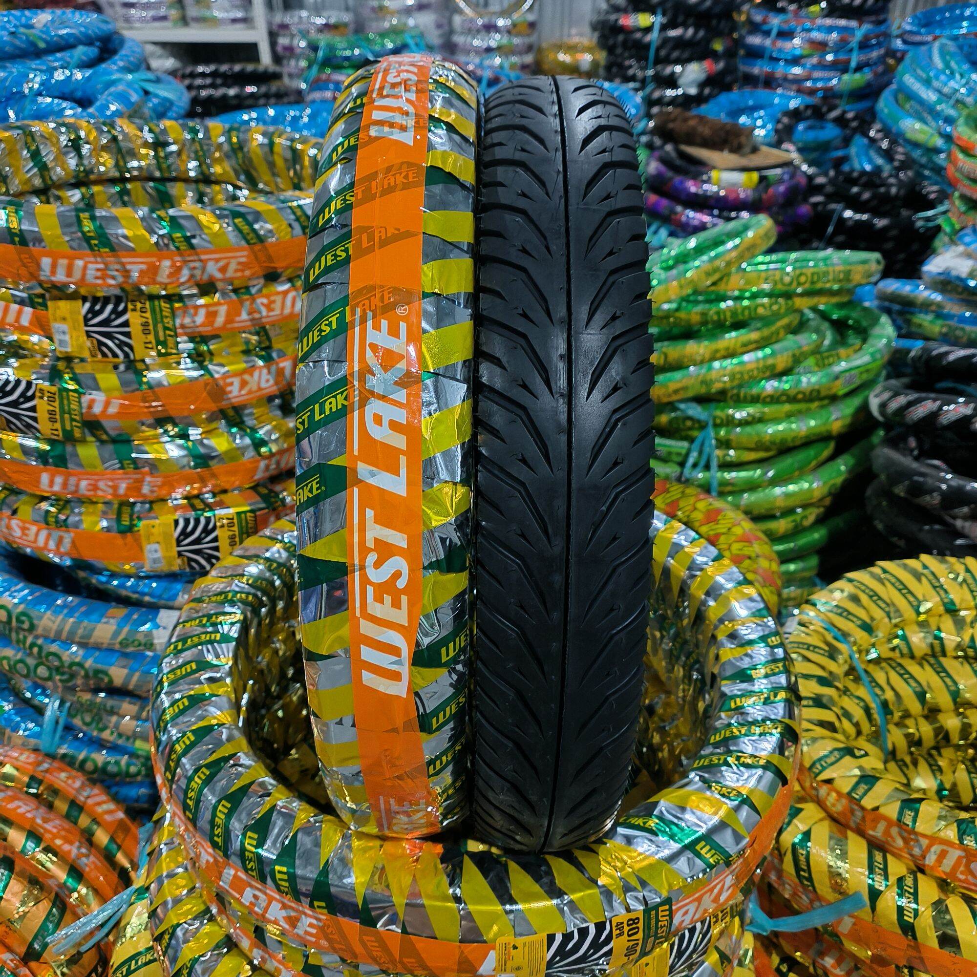 ยางนอก7090-17 (TL) แบบไม่ใช้ยางใน ลายBattlax(H909) ยี่ห้อwestlake ยาง ...