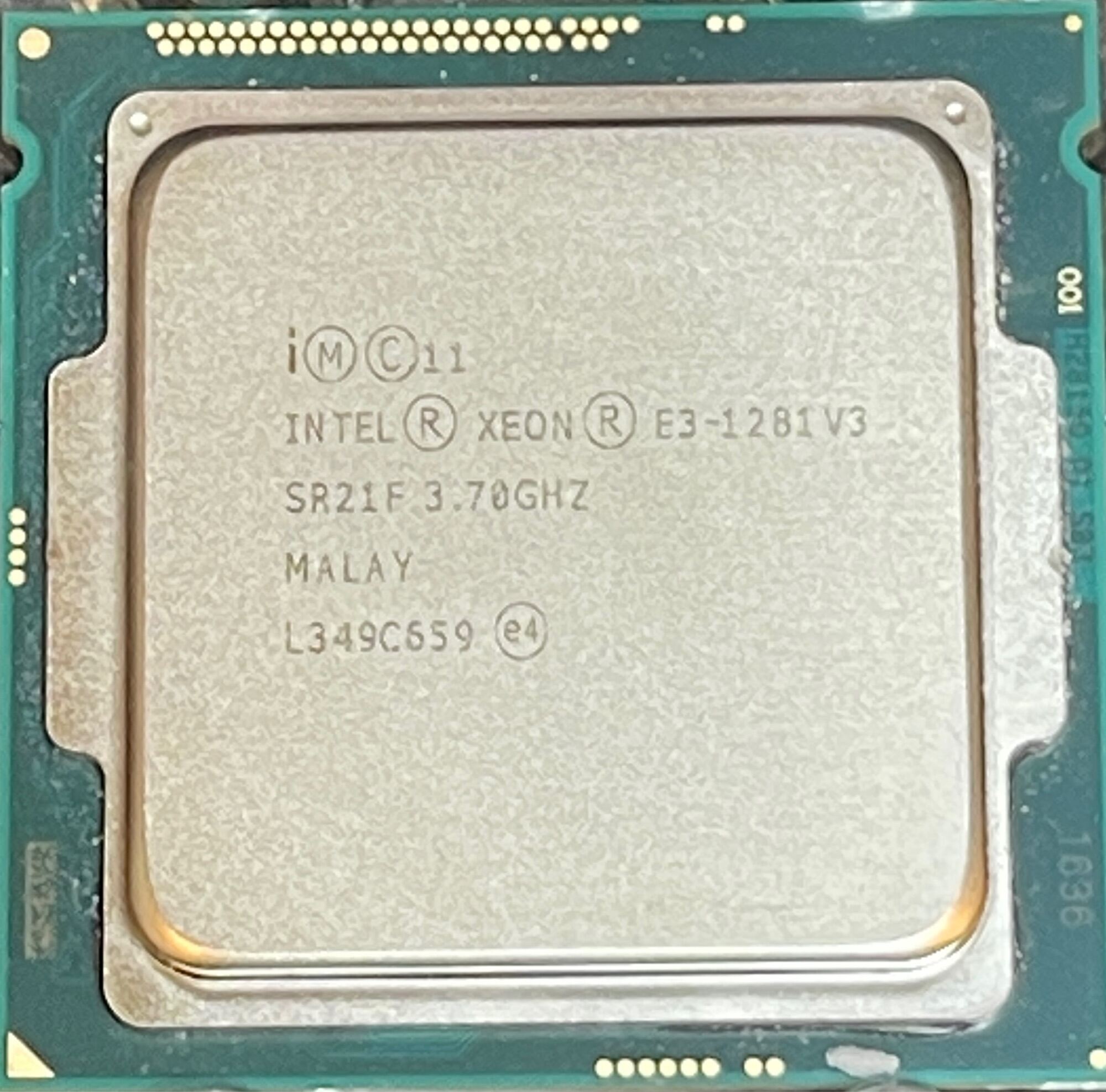 CPU Intel Xeon E3 1281 V3 3.70 GHz CPU LGA 1150 มือสอง แถม ซิลิโคลน ...