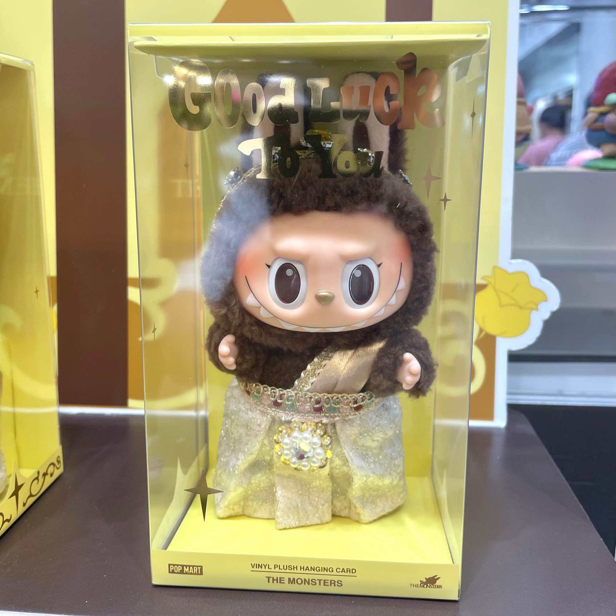 [ของแท้พร้อมส่ง🇹🇭] พวงกุญแจ LABUBU Good Luck To You Vinyl Plush POPMART ...