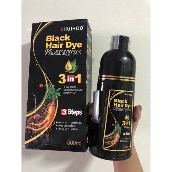 พร้อมส่ง} แชมพูปิดผมขาว ผมหงอก HUIHOO สระแล้วล้าง ขนาด 500Ml ตัวฮิตมากพร้อมส่ง - MK.SHOP999 ...