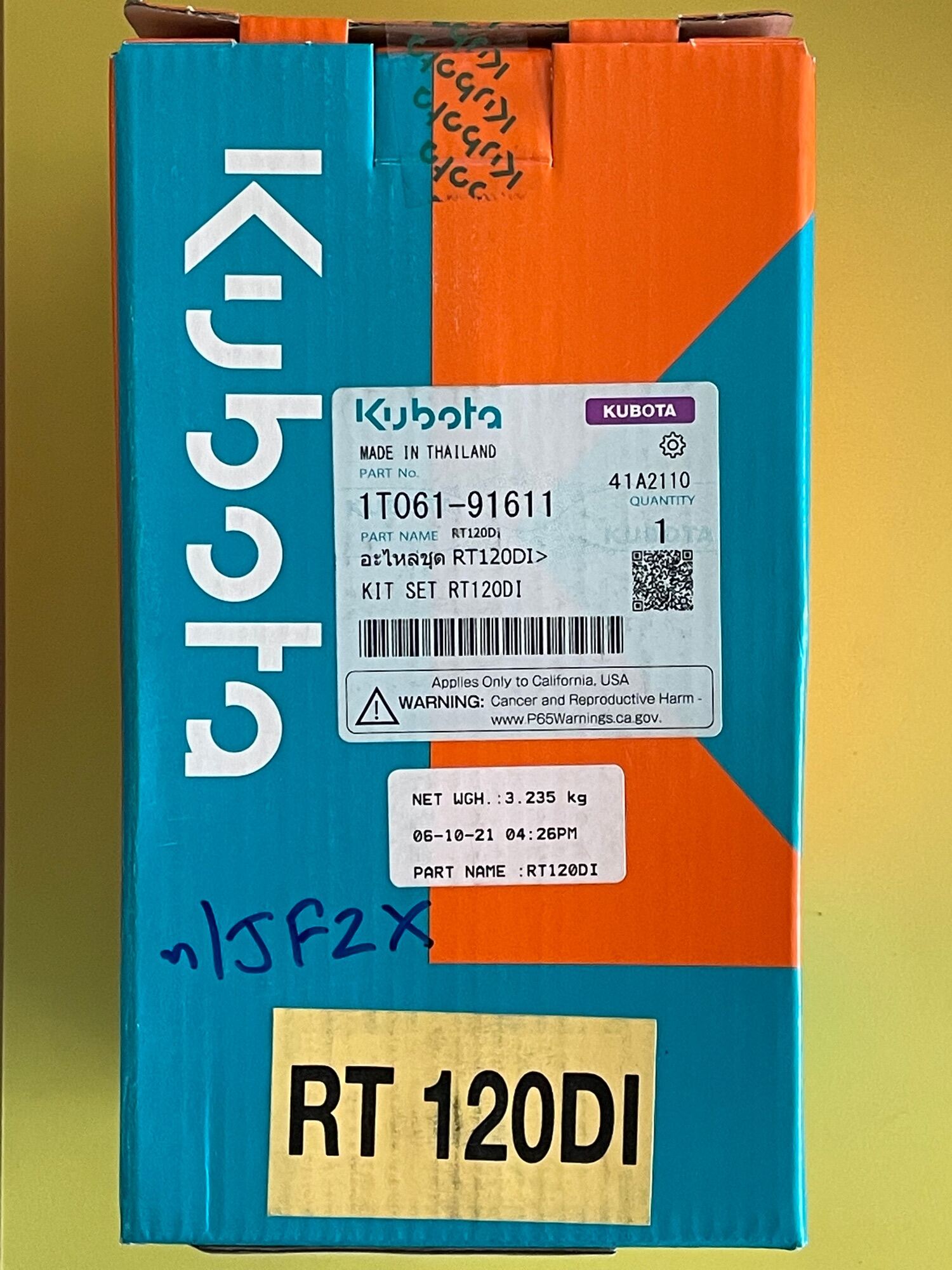 อะไหล่ชุด RT120 DI แท้ - พุทธา - ThaiPick