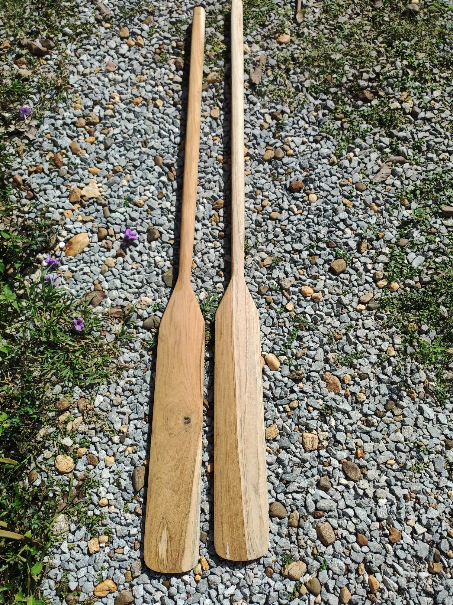 ไม้พายไม้สักแท้ขนาดยาว 100,120,150 ซม. ไม้พาย ไม้กวน ไม้พายเรือ ไม้พาย ...