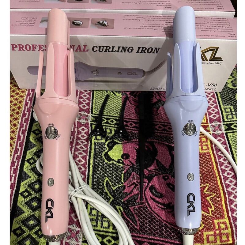 CKL-V50 เครื่องม้วนผมอัตโนมัติ แกนม้วนผม 32MM ที่ม้วนผม เครื่องม้วนผม มอก.เครื่องหนีบผม สวยได้ ...