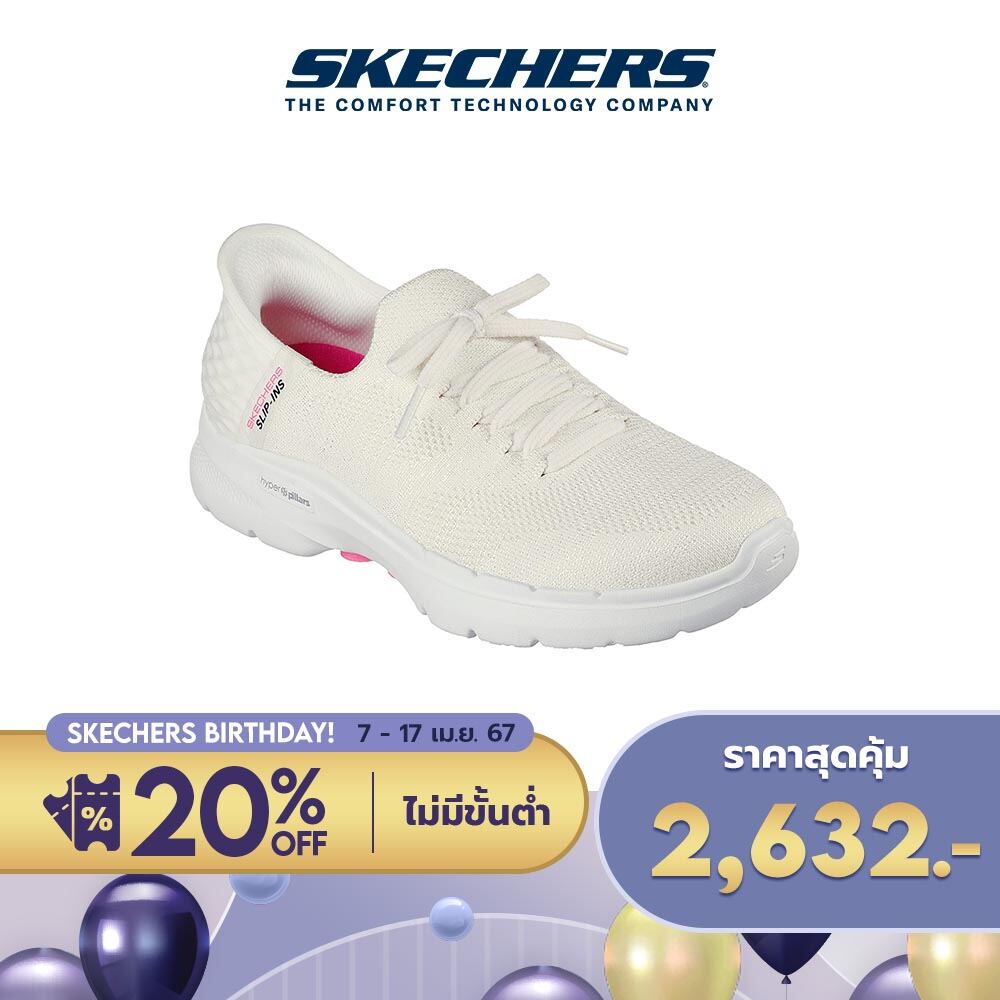 Skechers สเก็ตเชอร์ส รองเท้าผู้หญิง Women Slip-Ins GOwalk 6 Lovely Day ...