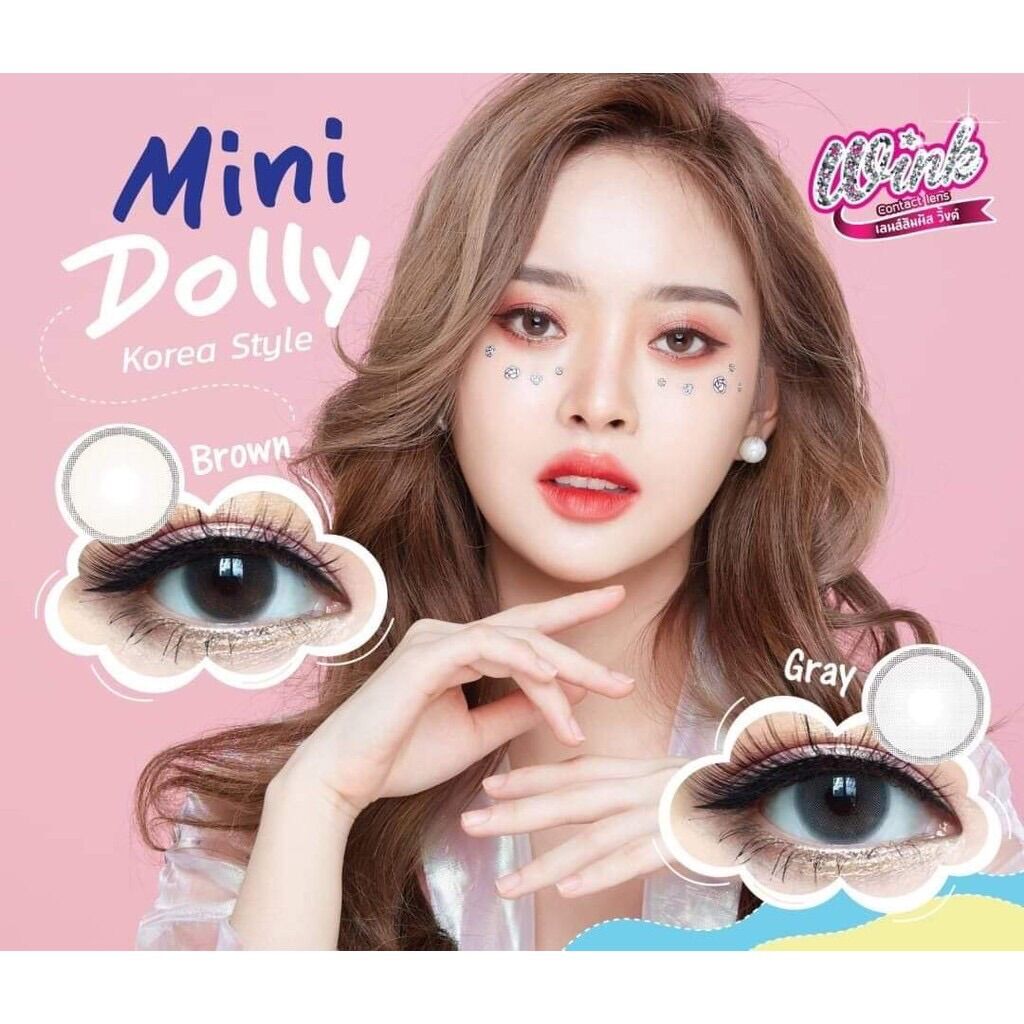 คอนแทคเลนส์ Wink : Mini dolly ขนาด มินิ สายตา 0.00 ถึง -3.00 - Pretty ...