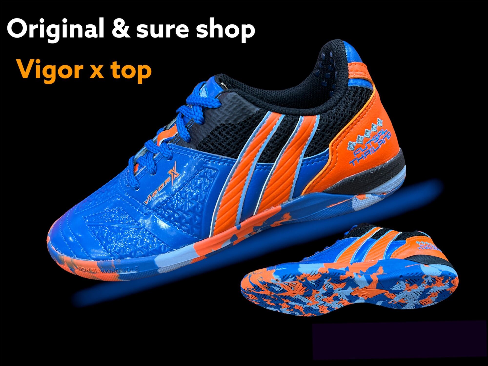 รองเท้าฟุตซอล pan Vigor x top microfiber PF14AA - Original & sure shop - ThaiPick