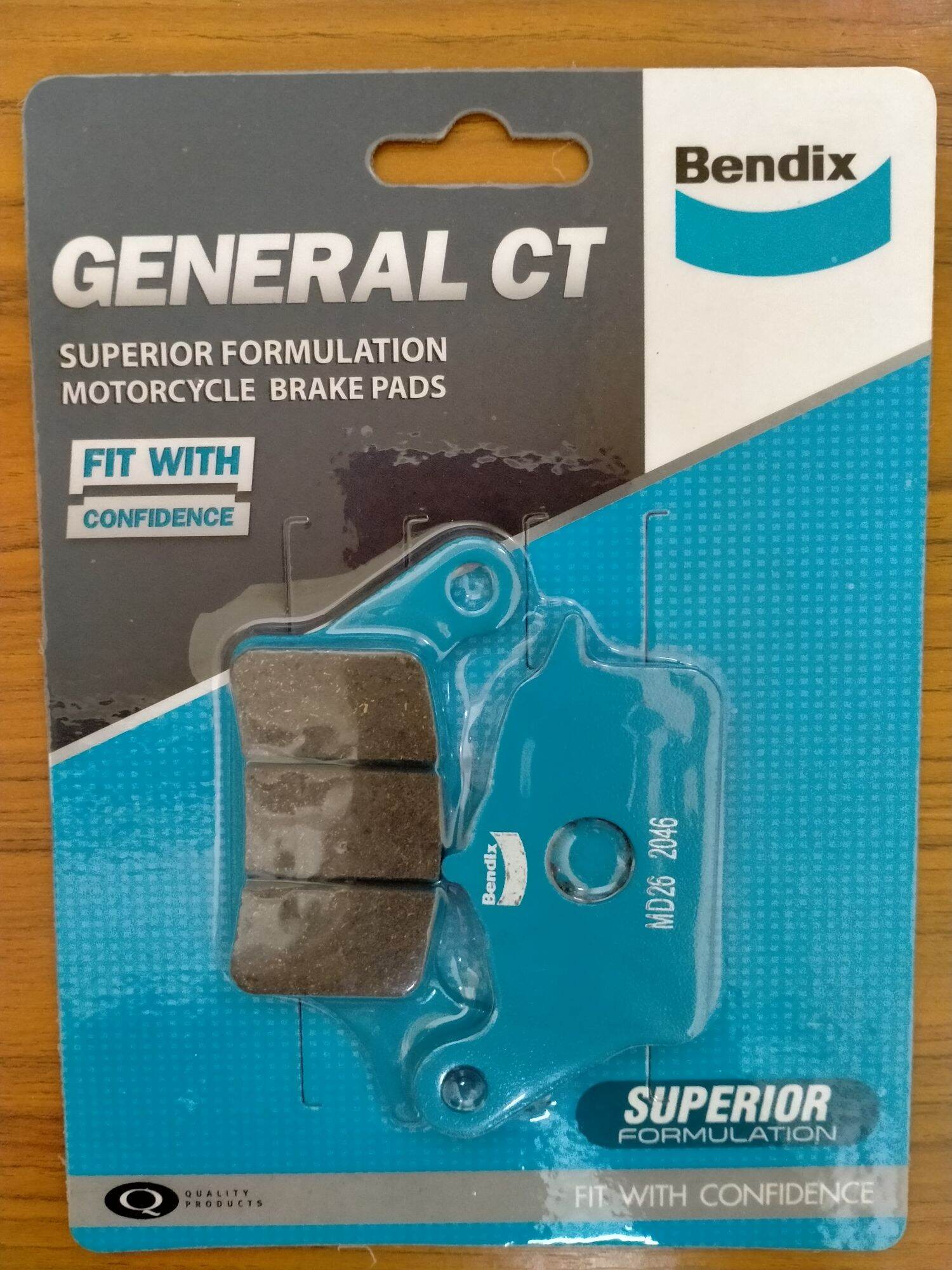 ผ้าเบรค Bendix (ของแท้) MD26 (หน้า) สำหรับ HONDA WAVE-110i,AT110,110-I ...