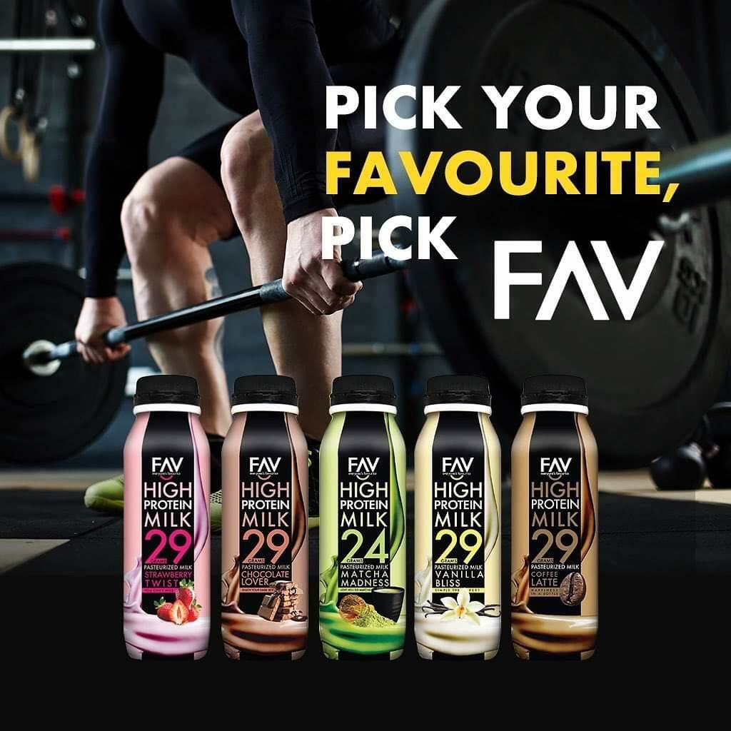 FAV High Protein Milk 29 Grams 300ml. ( 1 pcs. ) นมโปรตีนสูง - Beauty N ...