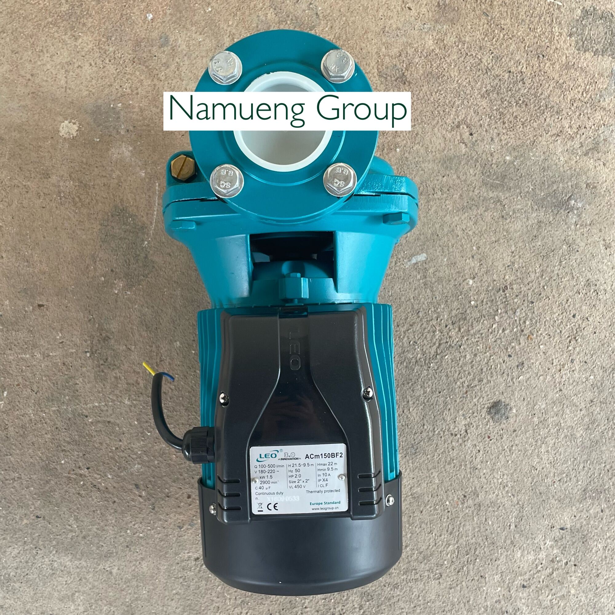 ปั๊มหอยโข่งไฟฟ้า ปั๊มน้ำ LEO รุ่น Acm 150 BF2 ขนาด2นิ้ว 2แรง ไฟ220V ...