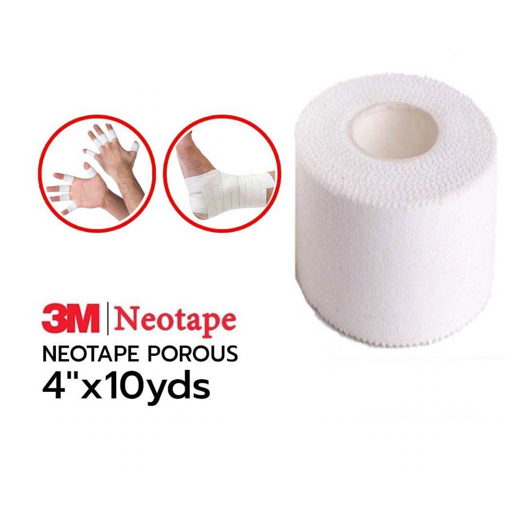 3M Neotape Porous นีโอเทป ผ้ายางปิดแผล ผ้าล็อค จำนวน 1 ม้วนเปลือย ขนาด ...