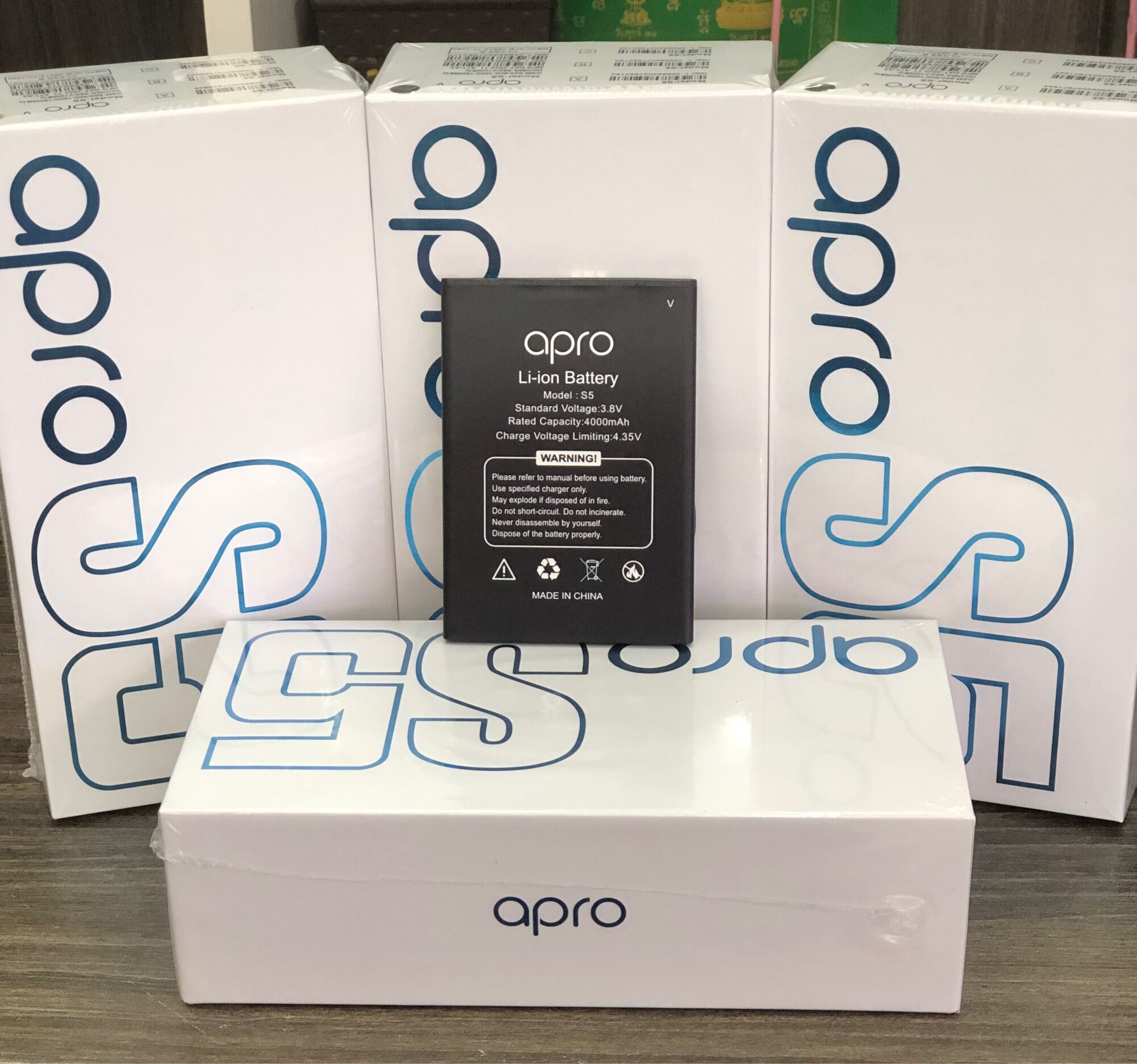 แบตเตอร์รี่มือถือ apro ใช้ได้กับรุ่น S5v สินค้าใหม่ จากศูนย์ apro THAILAND | Lazada.co.th