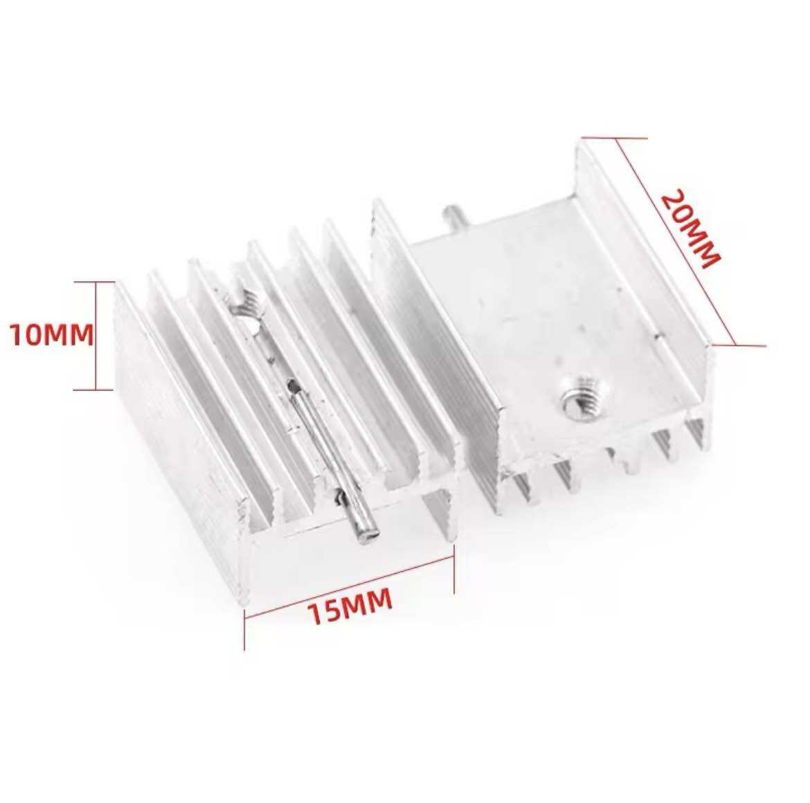 Heatsink ฮีตซิ้งค์ ขนาดเล็ก To 220 คู่driver Th