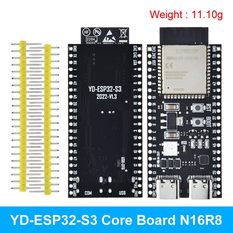 บอร์ดพัฒนา ESP32/ ESP32-S3/ESP32-C3 dual Type-C ESP32-C3-DevKitM-1 ESP32-C3-MINI-1 ESP32-S3 ...