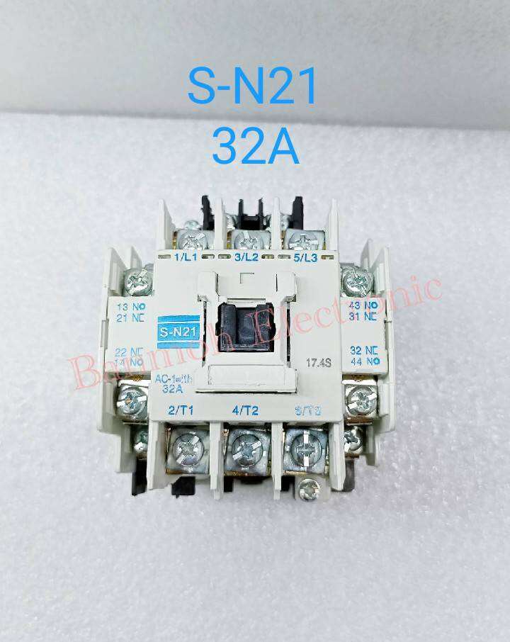 S-N21 แมกเนติกคอนแทคเตอร์ มีโวล์ให้เลือก24V,110V,220V380V SN-21 ยี่ห้อZT 32A SN21 สินค้าคุณภาพ ...