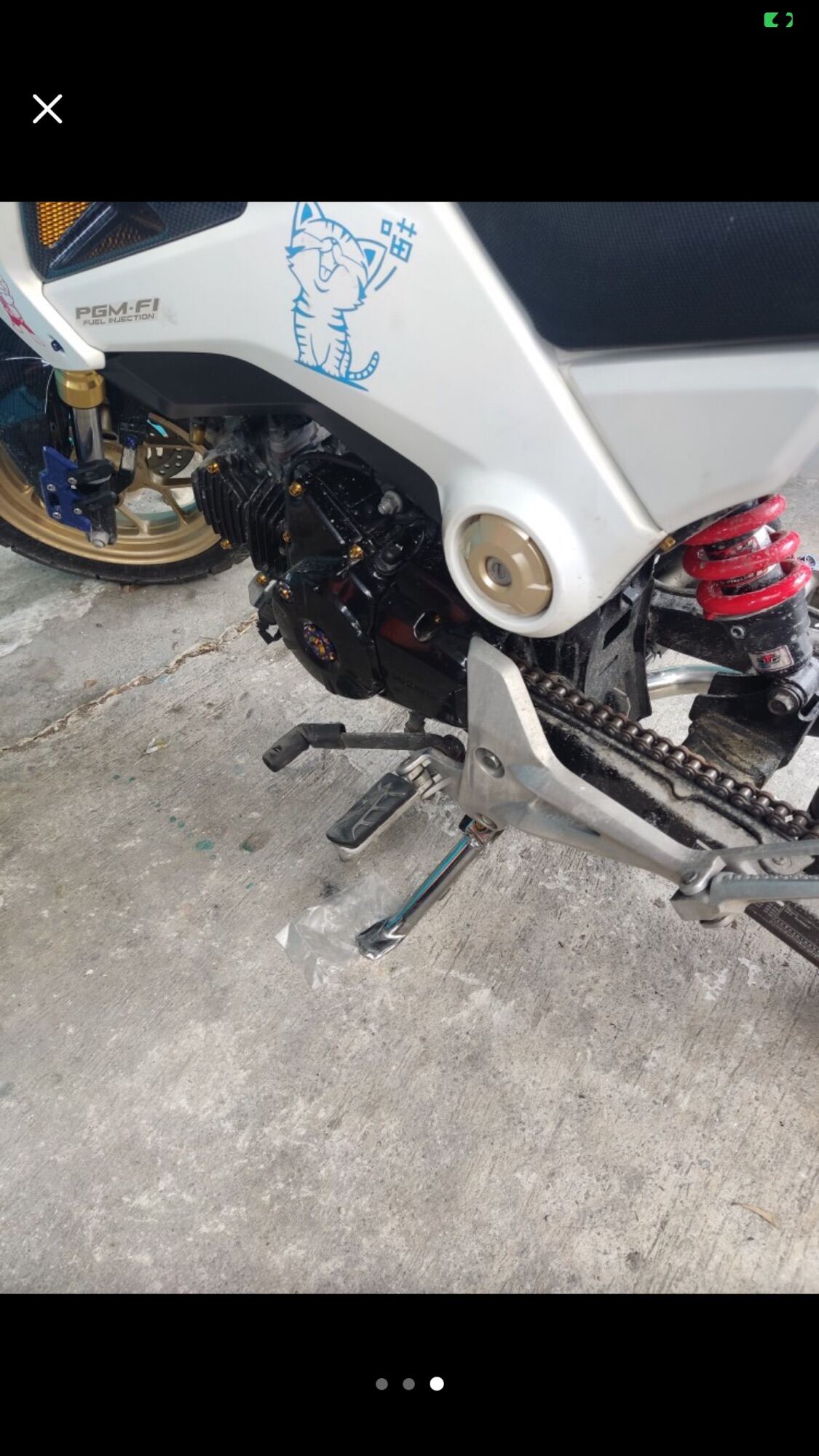 ขาตั้งข้าง ชุบโครเมียมอย่างดี โหลดเตี้ย SUZUKI ใส่ได้กับ RC80 RC100 RC110 Sprinter Smash Akira ...