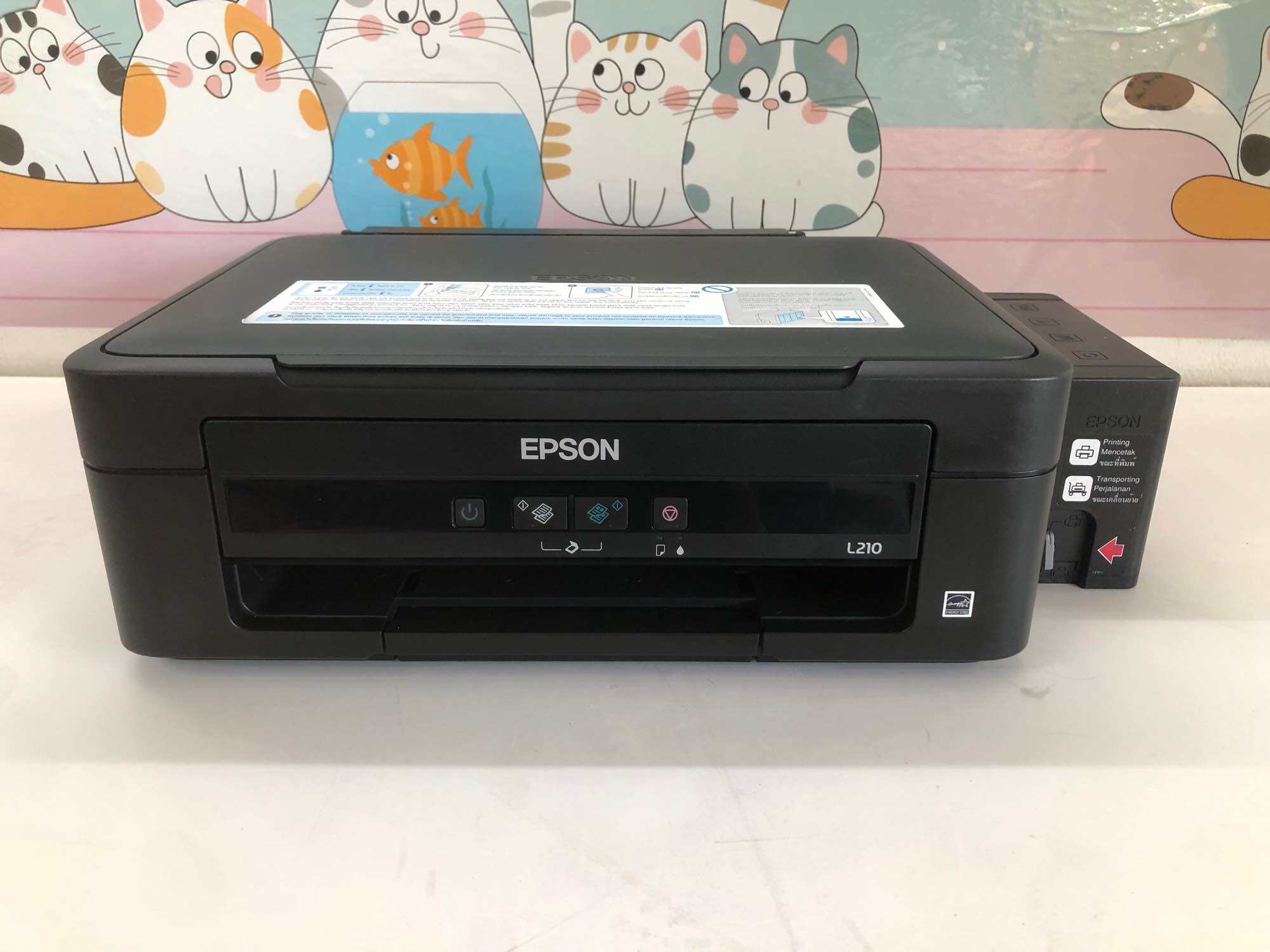 EPSON L210 มือสอง พร้อมใช้ หัวพิมพ์ครบ 100% | Lazada.co.th