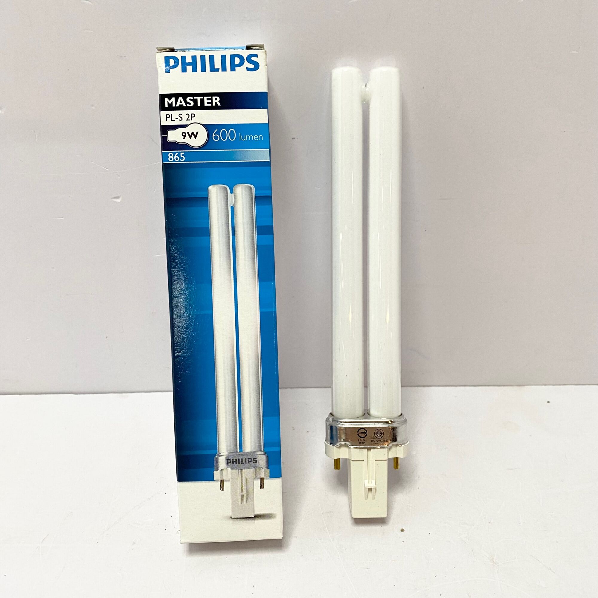 Philips Master หลอดขั้ว PL-S 2P 2 แท่ง 9W 600 Lumen 865 แสงสีขาว | Lazada.co.th