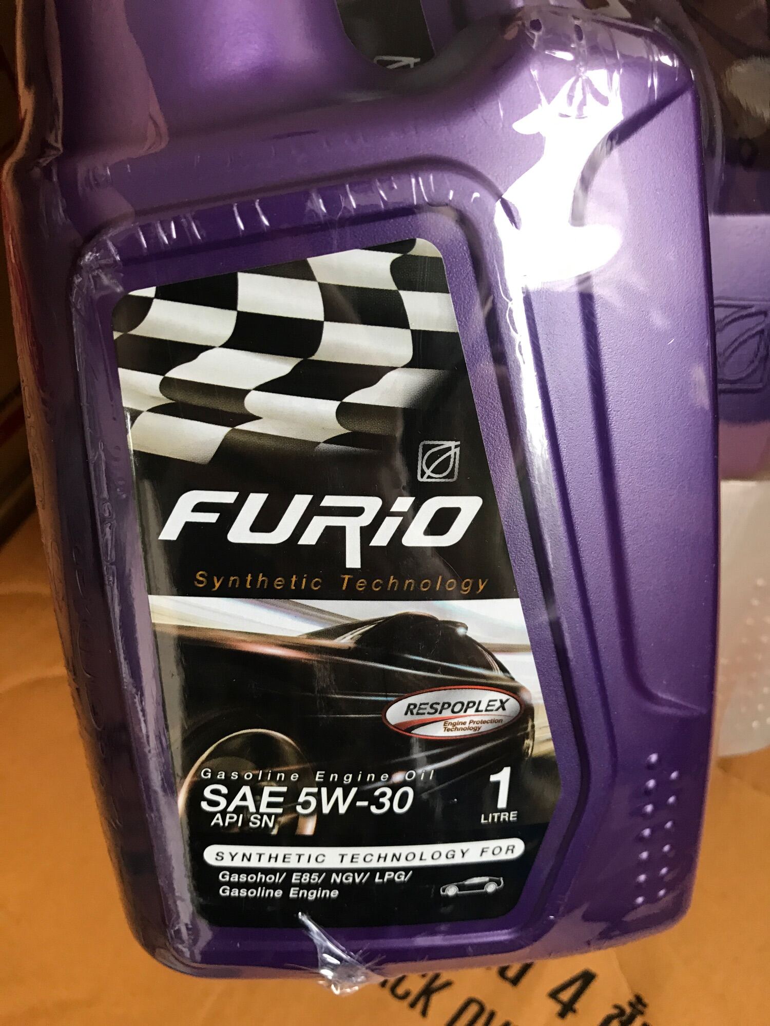 น้ำมันเครื่อง เบนซิน Furio synthetic technology sae 5w-30 เบนซิน ขนาด 4 ลิตร แถม 1ลิตร - Kawee ...