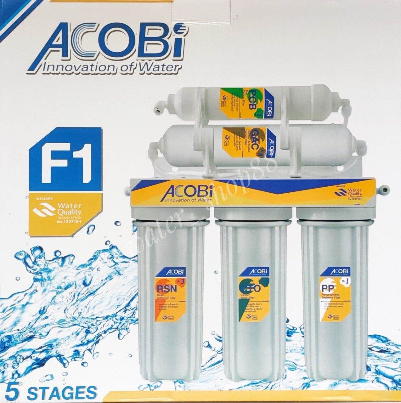 เครื่องกรองน้ำดื่ม 5 ขั้นตอน ACOBi Innovation of Water 5 STEPS แถมฟรี ...
