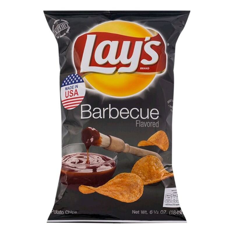 เลย์ รสบาร์บีคิว Lay's USA Barbecue Potato Chips 184.2g. | Lazada.co.th