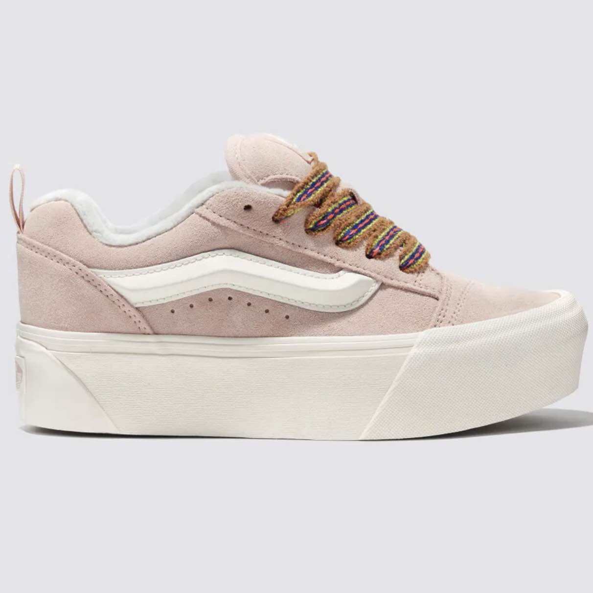 VANS KNU SKOOL STACK LACES MULTI PINK SNEAKERS สินค้ามีประกันแท้ ...