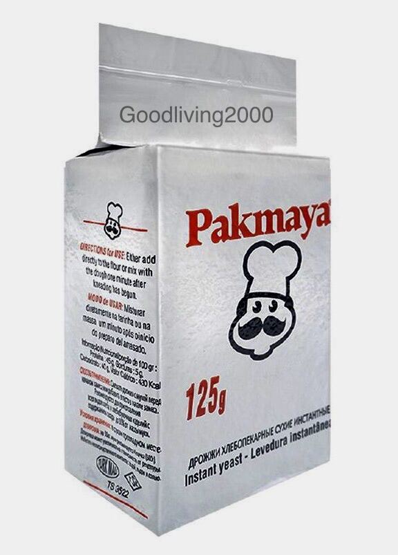 (ส่งฟรี) Pakmaya Instant Yeast (Gold label) 125 g พัคมายา ยีสต์ผง โกลด์ ...
