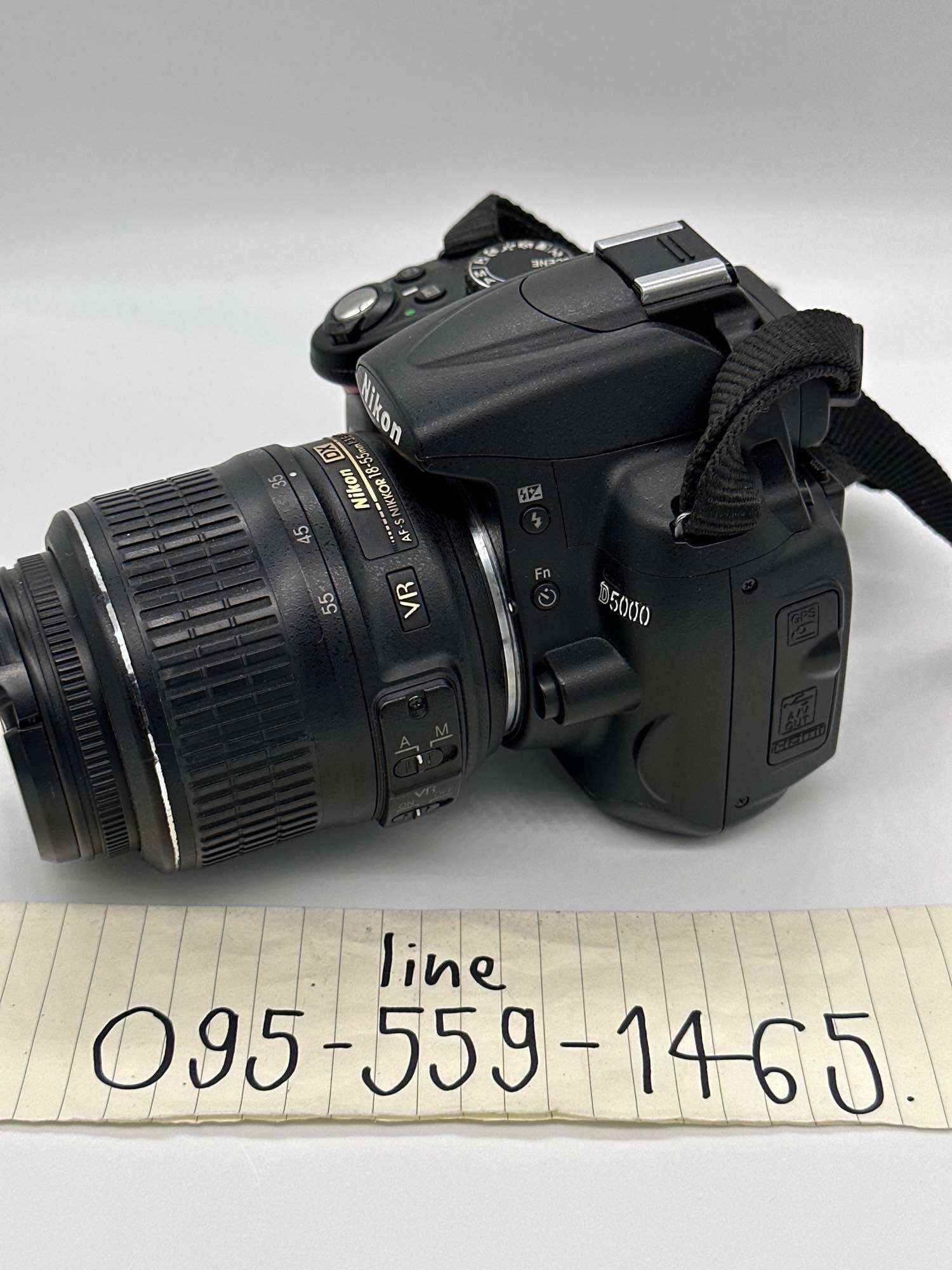 (สินค้ามือ2) กล้อง Nikon d5000 ติดเลนส์ 18-55 ใช้งานเต็มระบบ ชัตเตอร์ 1 ...