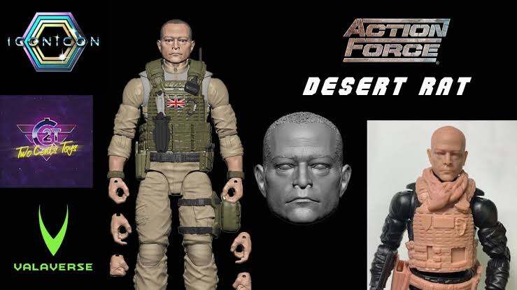 VALAVERSE ACTION FORCE DESSERT RAT ACTION FIGURE 1:12 SCALE - imageoutlet - ThaiPick