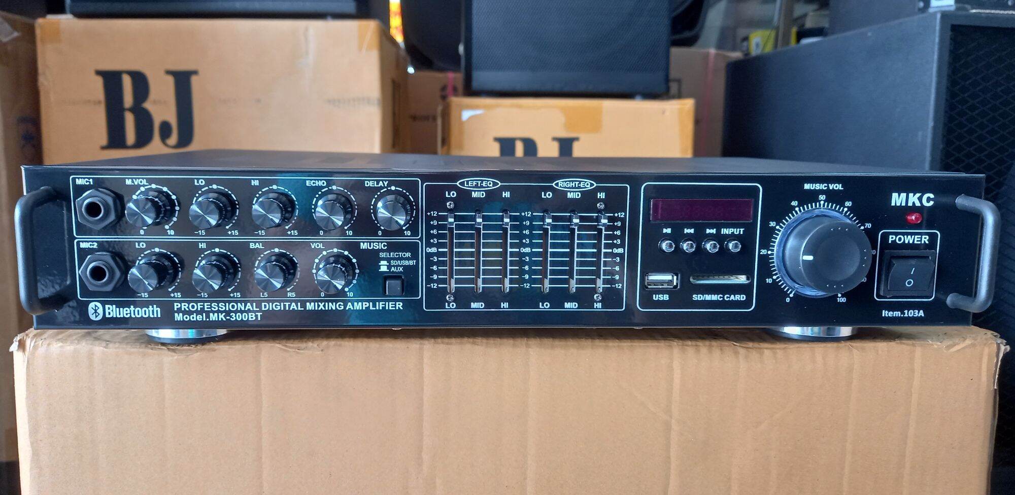 แอมป์ขยาย MKC MK - 300BT USB บูธูท FM | Lazada.co.th