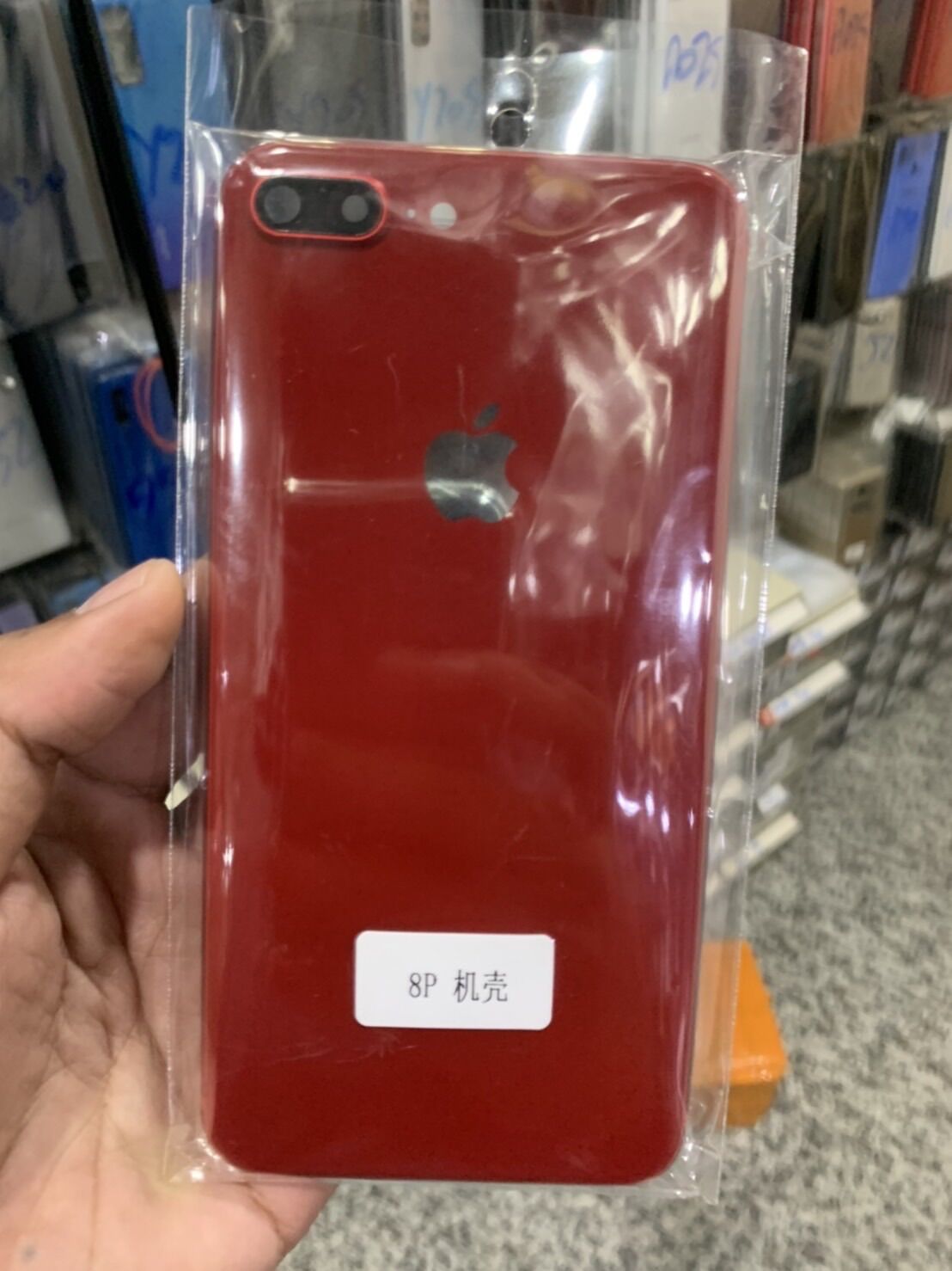 บอดี้ชุดiPhone 8Plus ฝาหลัง+แกนกลาง bodyชุด มีสี ดำ,ครีม,ขาว,แดง ...