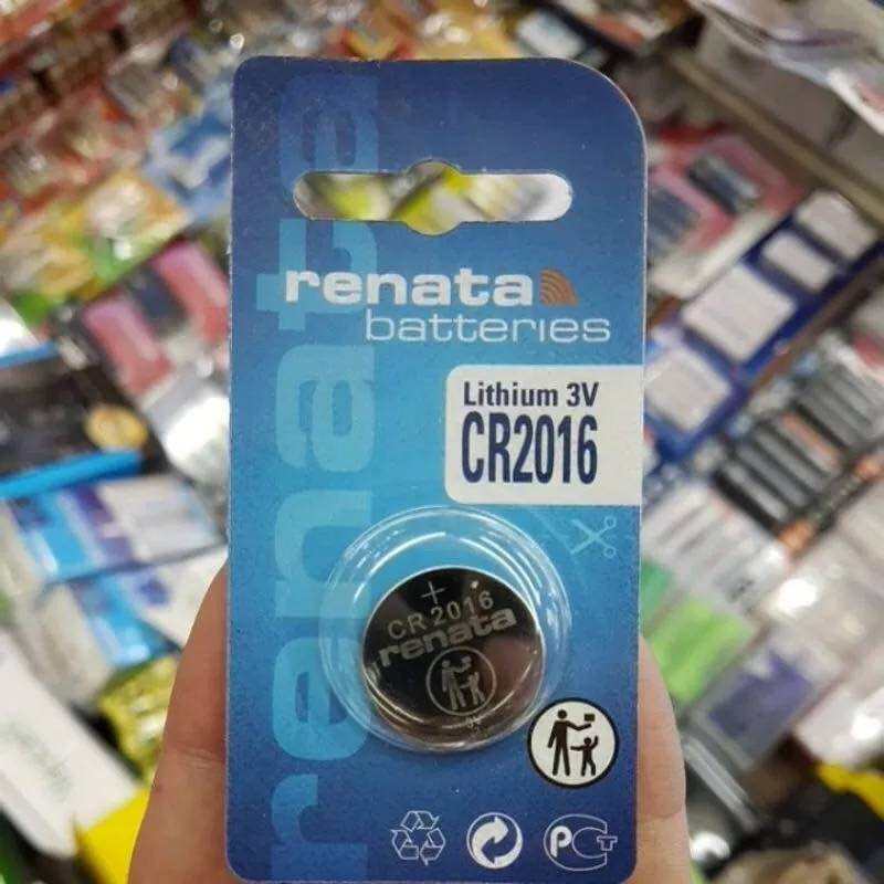 ถ่าน Renata CR2016 3V แพคเดี่ยว จำนวน 1ก้อน ของใหม่ ของแท้ - Heresure - ThaiPick