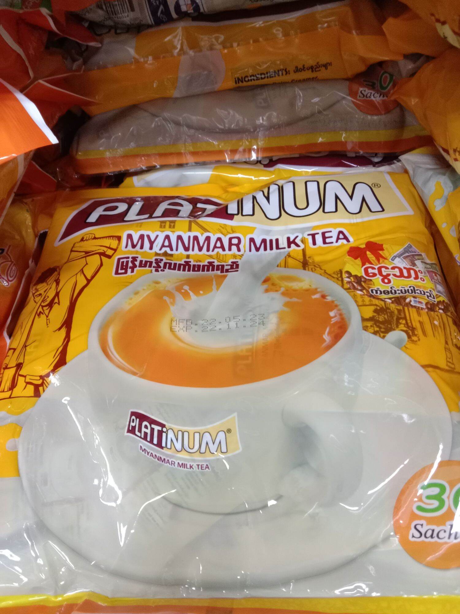 PLATINUM MYANMAR MILK TEA ชาแพลตินั่ม (30ซอง) | Lazada.co.th