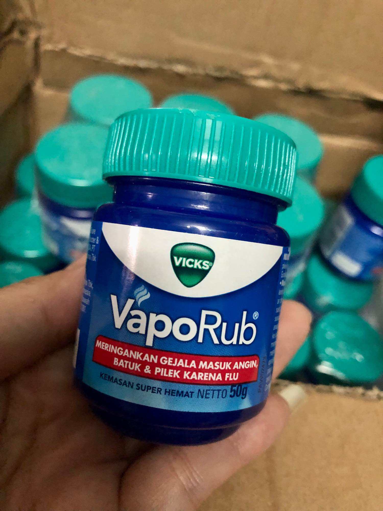 Vicks Vaporub วิคส์ วาโปรับ 50g. (แพ็คเกจมาเลเซีย) - MinD-Pink-SalT ...