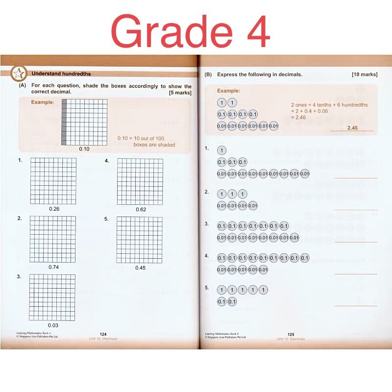 Learning Mathematics Singapore Math SAP Math workbook In Stock ...
