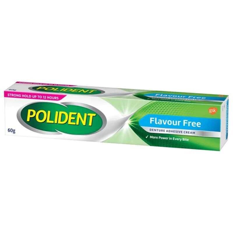 Polident ครีมติดฟันปลอม Fresh Mint,Flavour Free 60 g. | Lazada.co.th