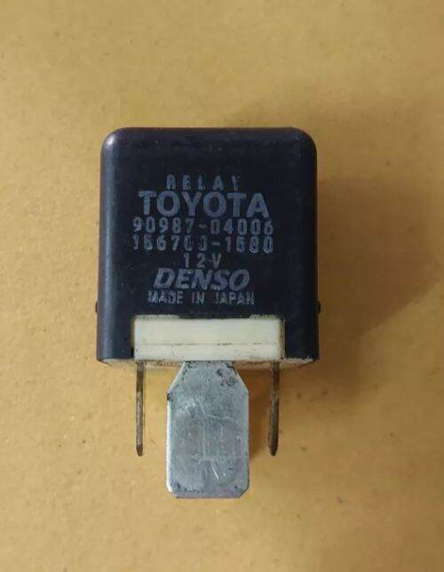 รีเลย์ TOYOTA DENSO 12V รีเลย์คอมแอร์รีเลย์สตราทมือ 2 ญี่ปุ่น | Lazada ...