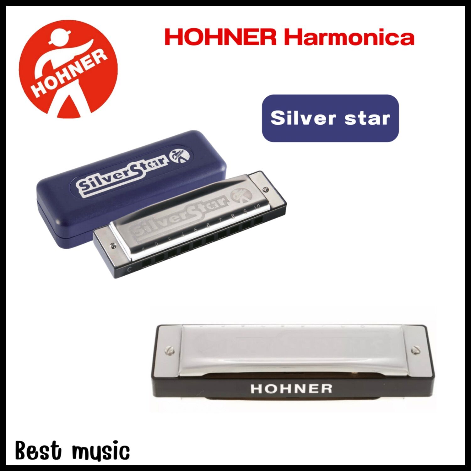 HOHNER SILVER STAR - Harmonica | Lazada.co.th