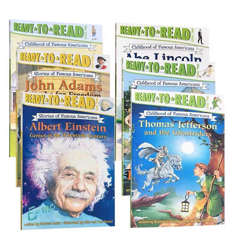 Ready-To-Read Level 2 Childhood Of Famous Americans Value Pack 6 Books ...