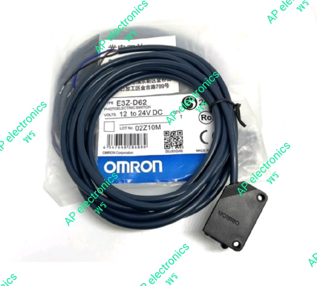 E3Z-D62 Omron โฟโต้เซ็นเซอร์ Photoelectric switch sensor 3สาย NPN ระยะ ...