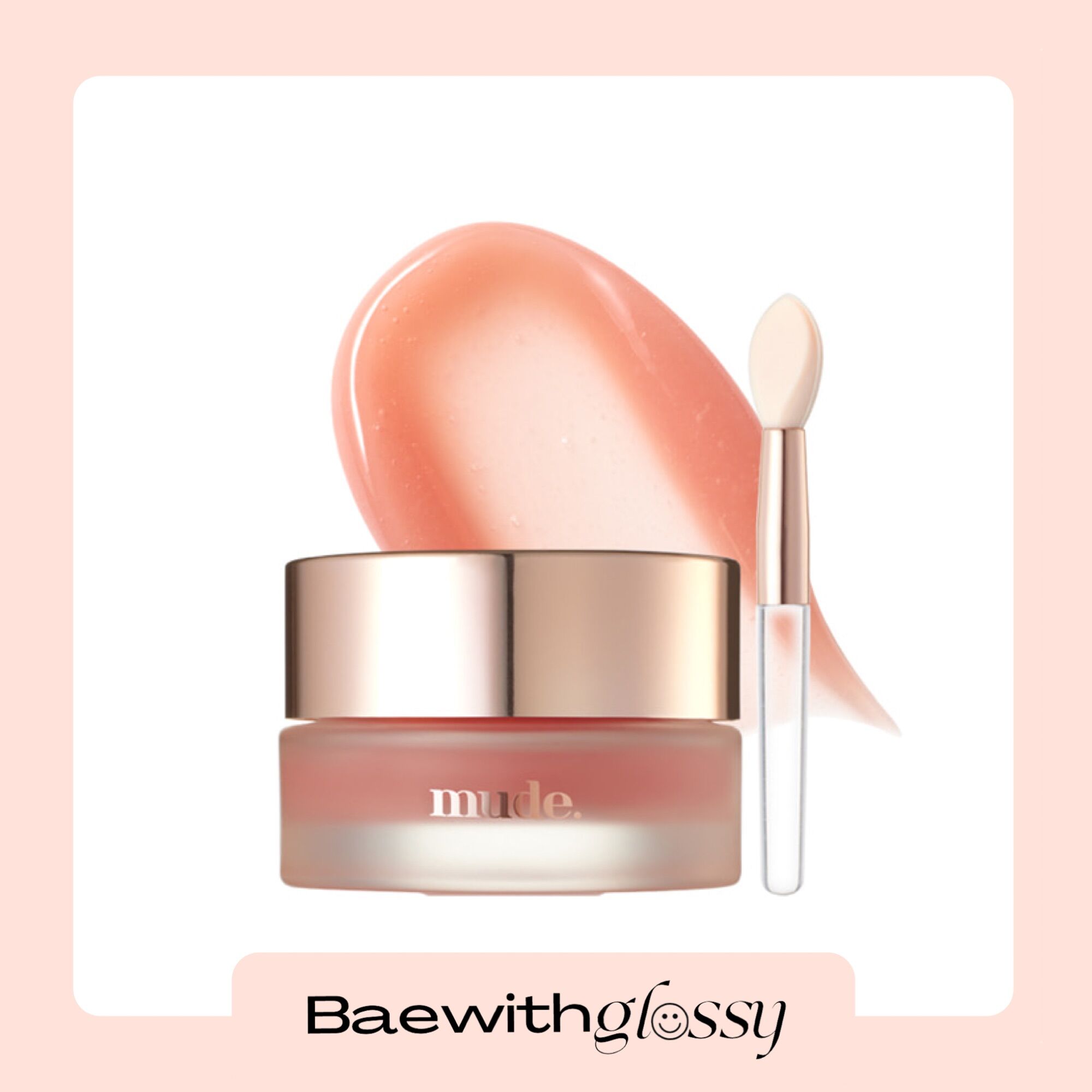 BAEWITHGLOSSY Mude Bare Shine Lip Mask - Baewithglossy - ThaiPick