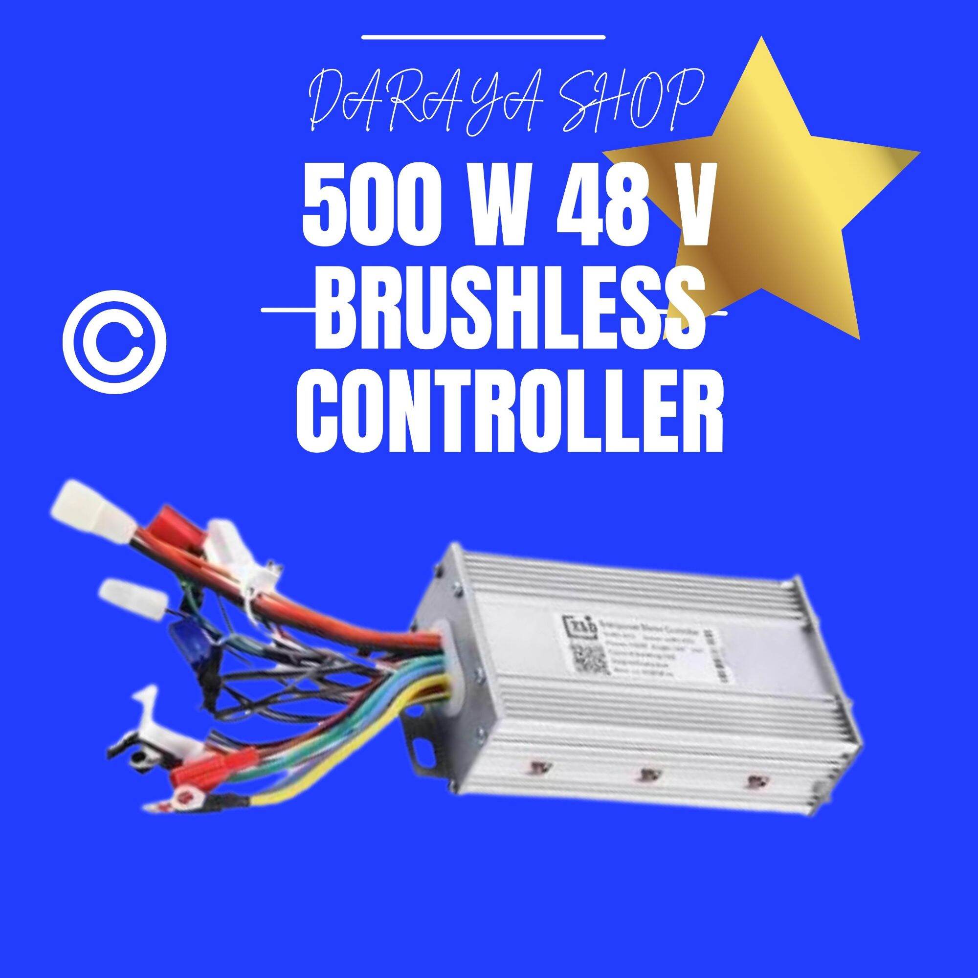 48V 500W Motor Controller; Motor Brushless Controller; Electric ...