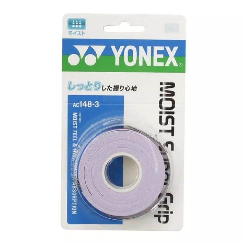 🛒พร้อมส่ง🛒👉(สินค้าแนะนำ🇯🇵) กริปพันด้าม YONEX AC148-3 MOIST SUPERGRIP ...