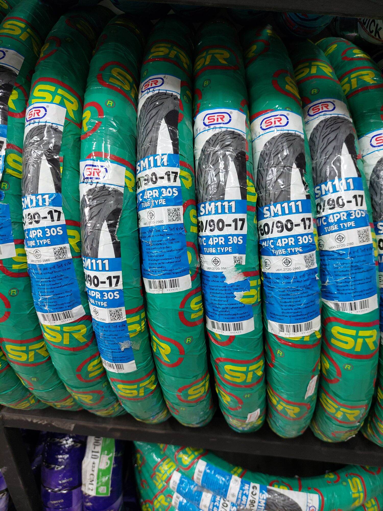 ยางนอก SR ลาย อีเกิ้ล SM111 เบอร์ 60/90-17 - บอสเรซซิ่ง - ThaiPick