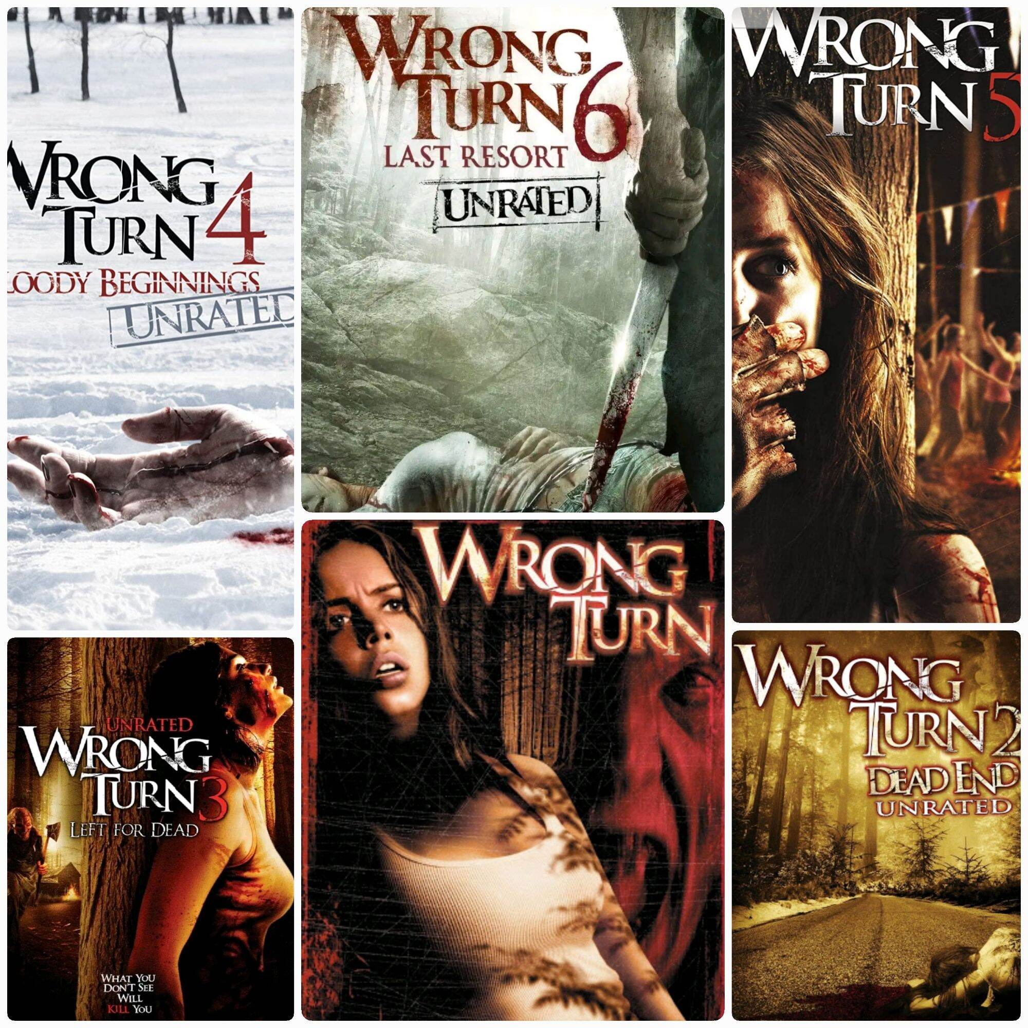 [DVD HD] หวีดเขมือบคน ครบ 6 ภาค-6 แผ่น Wrong Turn 6-Movie Collection #แพ็คสุดคุ้ม #หนังฝรั่ง (ดู ...