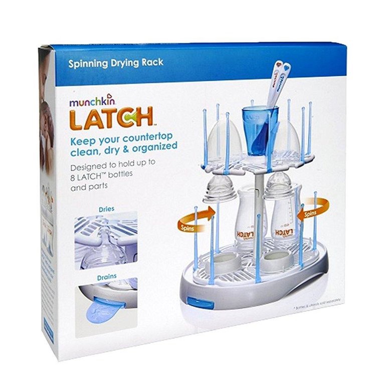 พร้อมส่ง ที่คว่ำขวดนมที่ตากขวดนมสำหรับเด็กยี่ห้อ Munchkin Latch ...