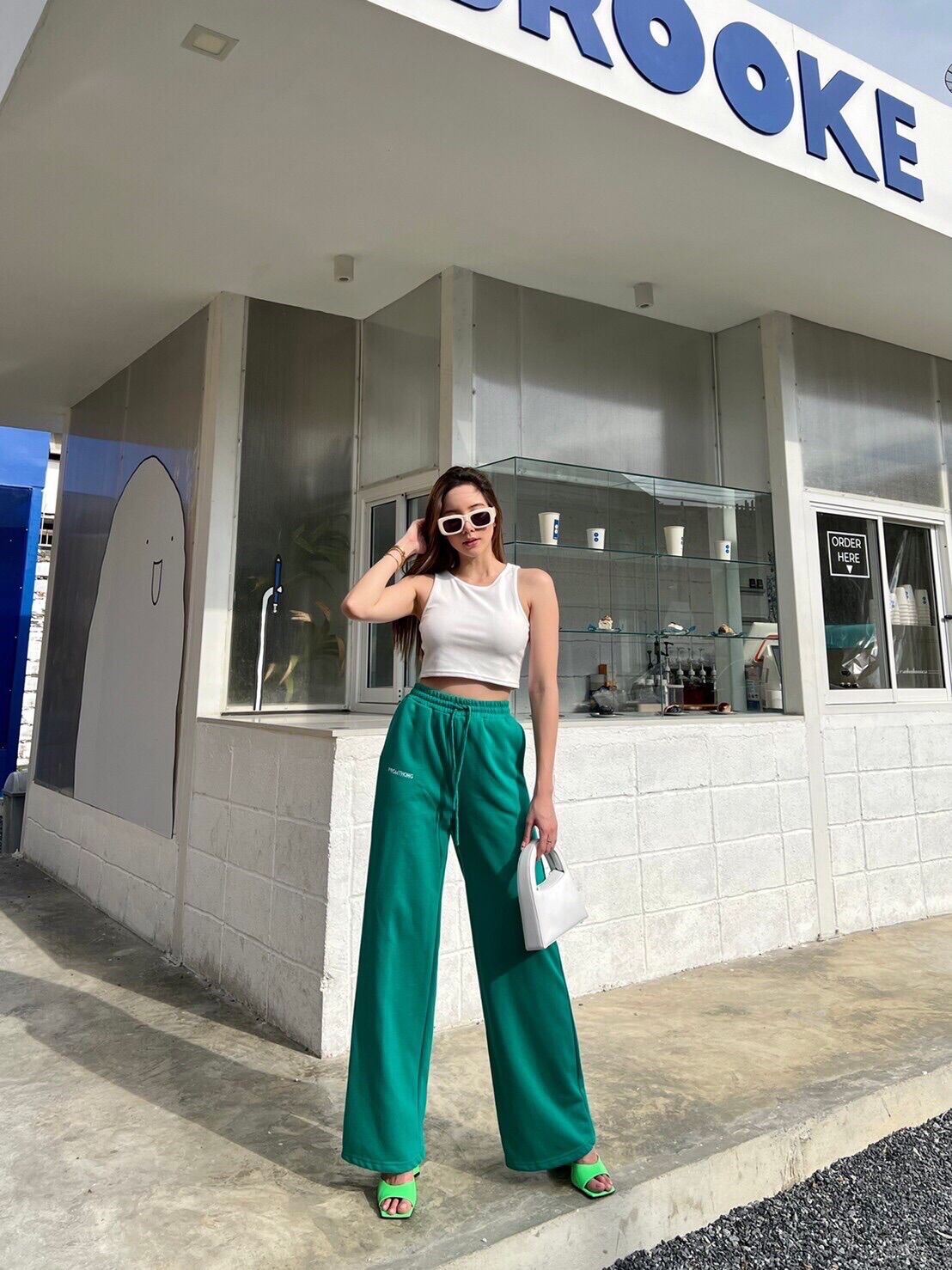 กางเกงวอร์มขายาว แบบดิว งาน Official PROMTHONG sporty pant - Punnyy ...