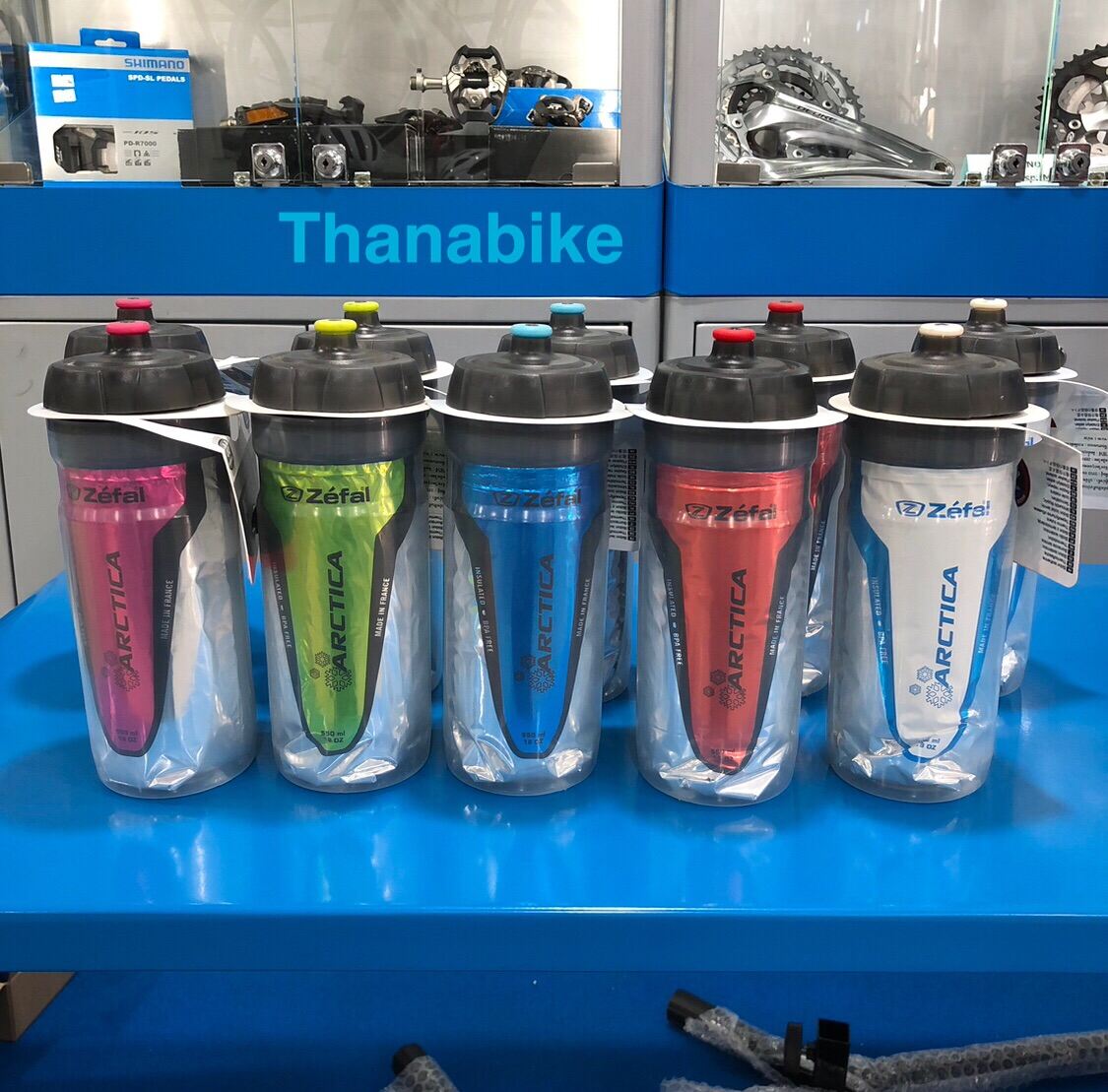 ขวดน้ำ จักรยาน ZEFAL made in france ขวดน้ำเก็บความเย็น BPA Free ...