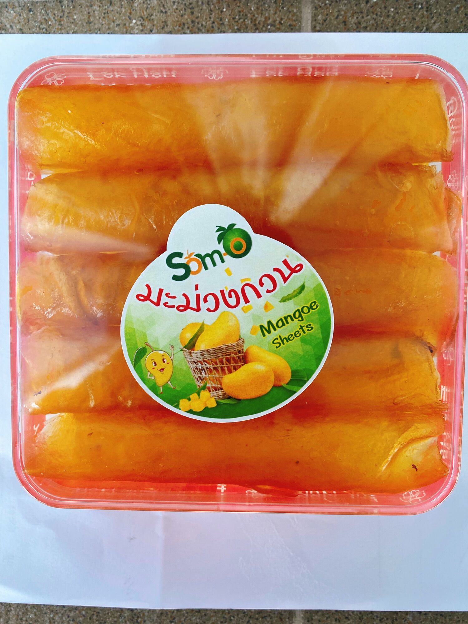 มะม่วงแท้กวน 3รส (Mango Roll) อร่อยมากกก ใหม่ สะอาด บรรจุกระปุก ...